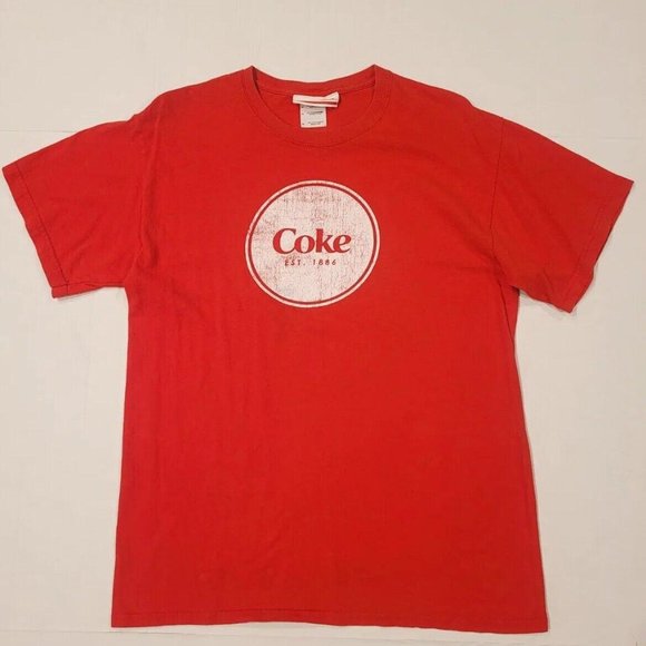Shirts | Rare Coca Cola Coke Atlanta Georgia Vtg 9s Red T Shirt Medium ...